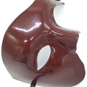 Accessories | Phantom Of The Opera Half Man Face Red Mask Nwt | Poshmark